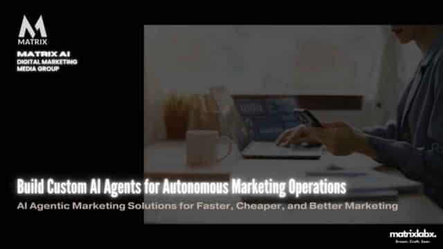Build Custom AI Agents for Autonomous Marketing Operations - Global AI Marketing Agency