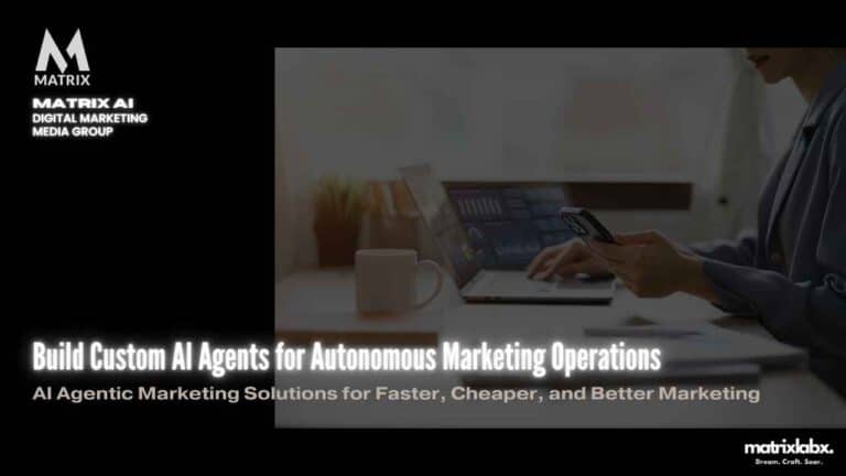 Build Custom AI Agents for Autonomous Marketing Operations - Global AI Marketing Agency